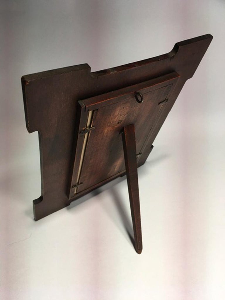 Italy Art Deco Inlaid Wooden Frame at 1stDibs