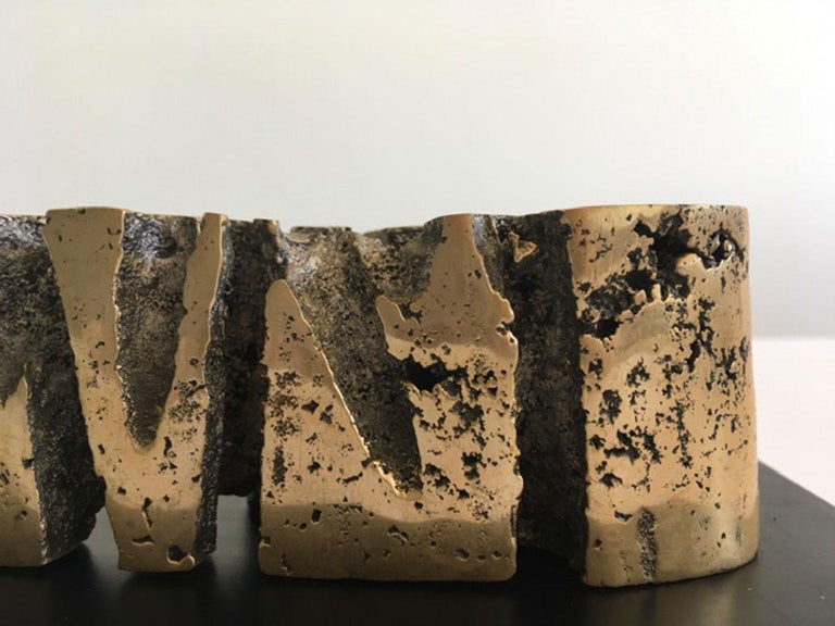 Italy 1980 Abstract Multiple Bronze Cheese Shape Forma Formaggio For ...