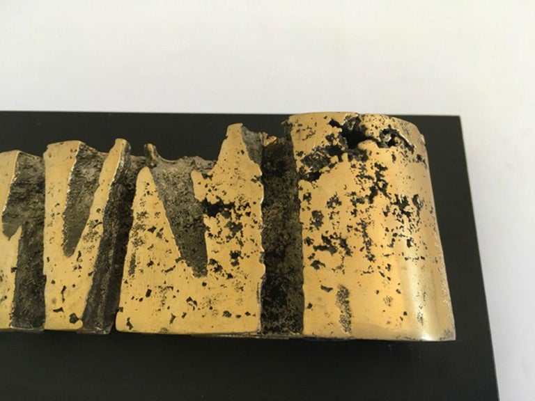 Italy 1980 Abstract Multiple Bronze Cheese Shape Forma Formaggio For ...