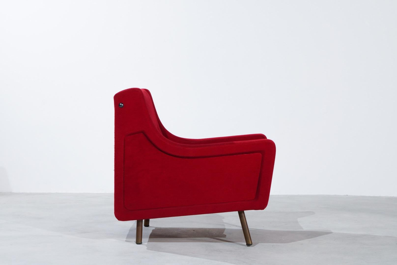Italy Lounge Chair Marco Zanuso 'Attributed' 1950s Midcentury Design ...