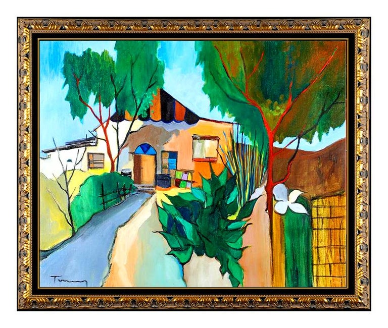 Itzchak Tarkay - Itzchak Tarkay Large Original Oil Painting On Canvas ...