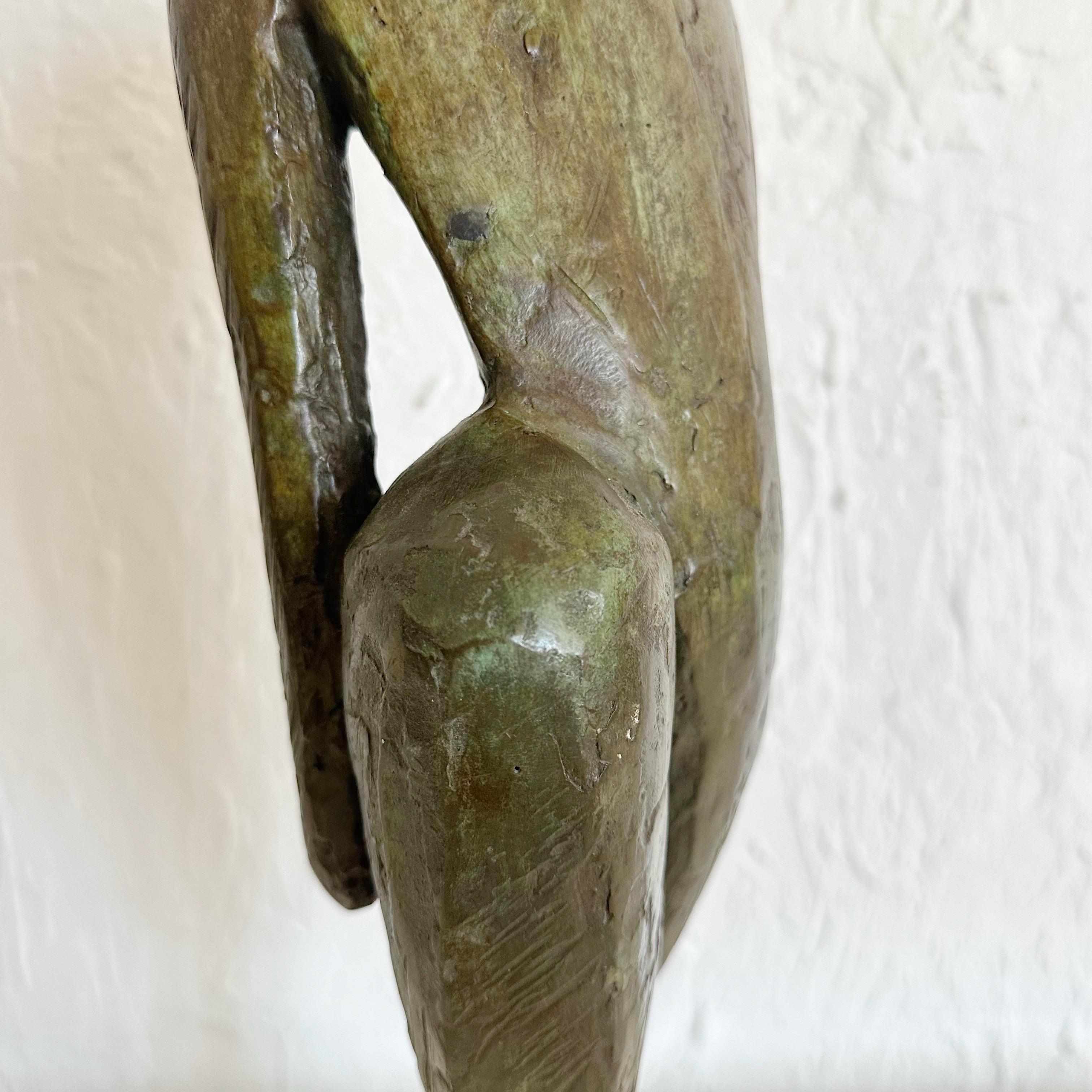 Itzik Benshalom Abstract Figural Bronze, Israel, 1970s For Sale at 1stDibs