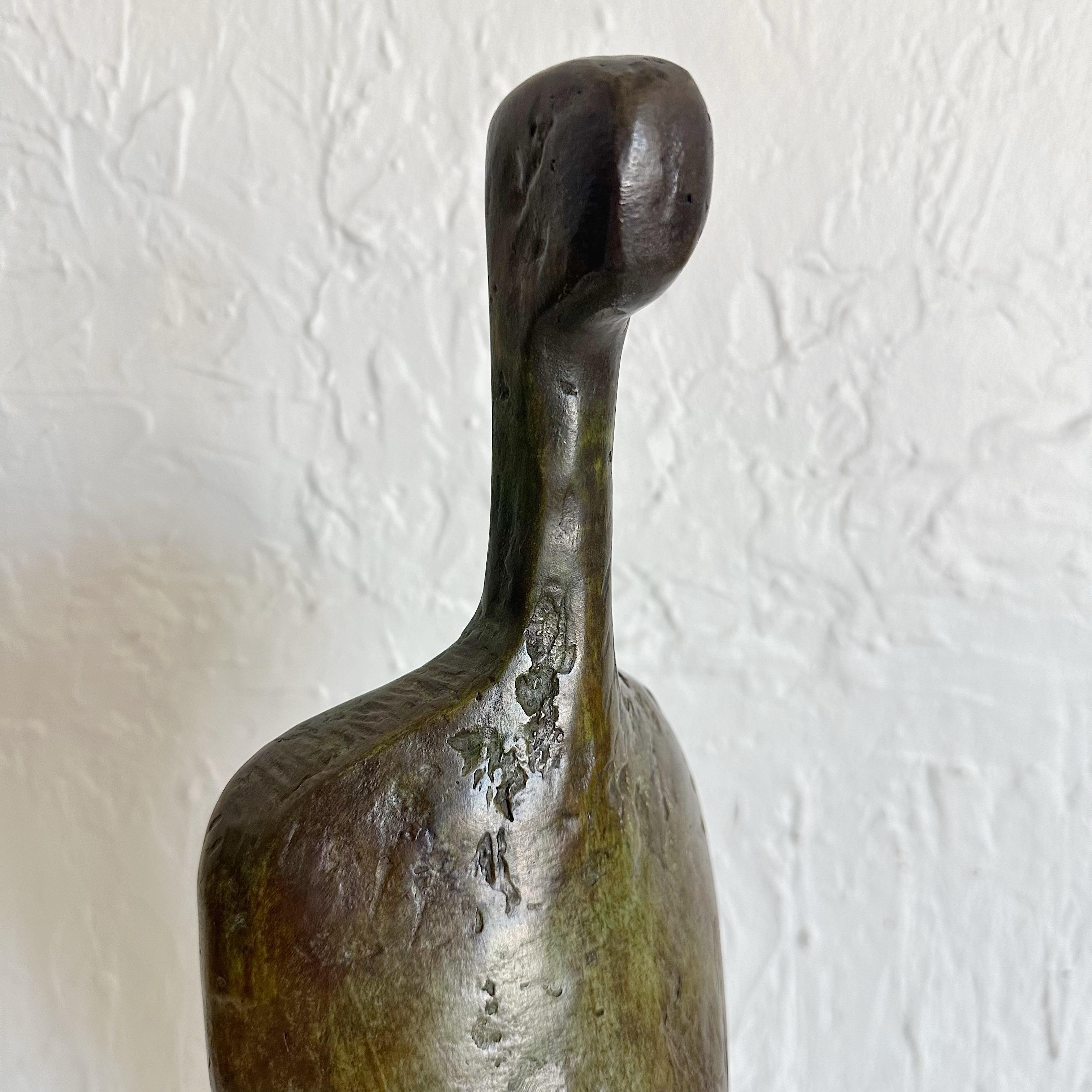 Itzik Benshalom Abstract Figural Bronze, Israel, 1970s For Sale at 1stDibs