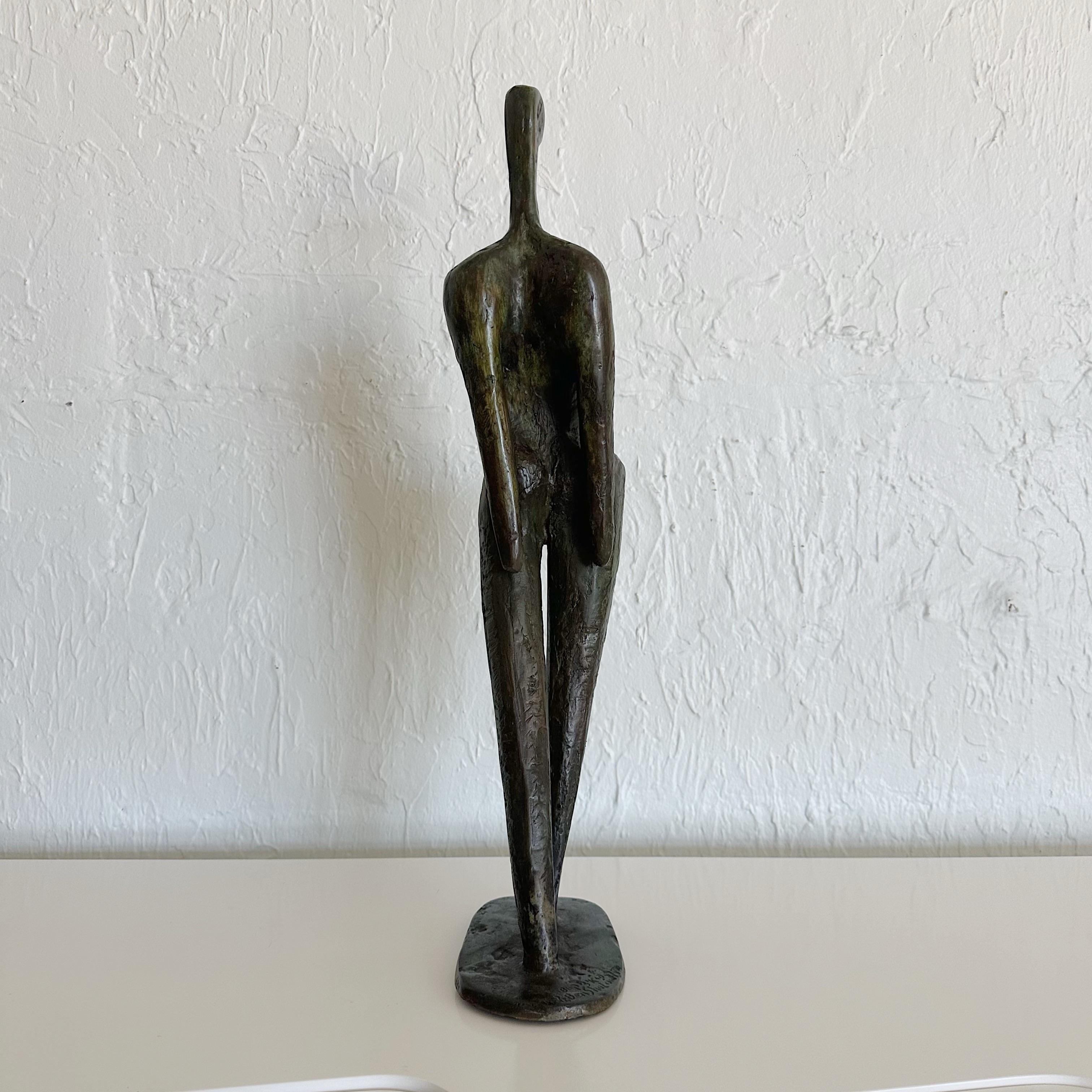 Itzik Benshalom Abstract Figural Bronze, Israel, 1970s For Sale at 1stDibs
