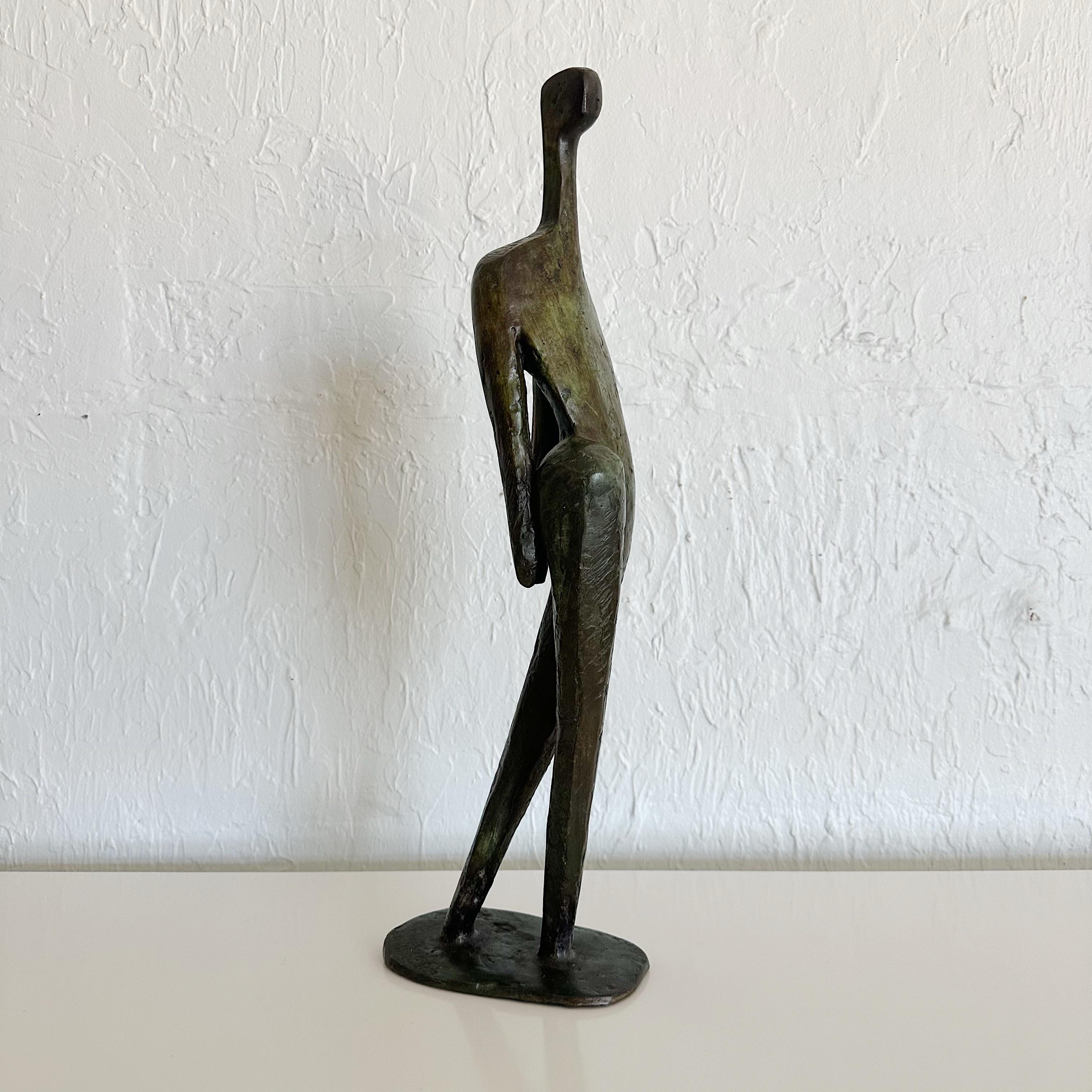 Itzik Benshalom Abstract Figural Bronze, Israel, 1970s For Sale at 1stDibs