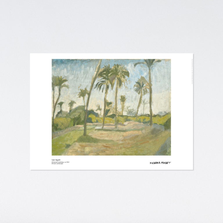 Ivan Aguéli, African landscape, 2021 Museum Poster For Sale at 1stDibs