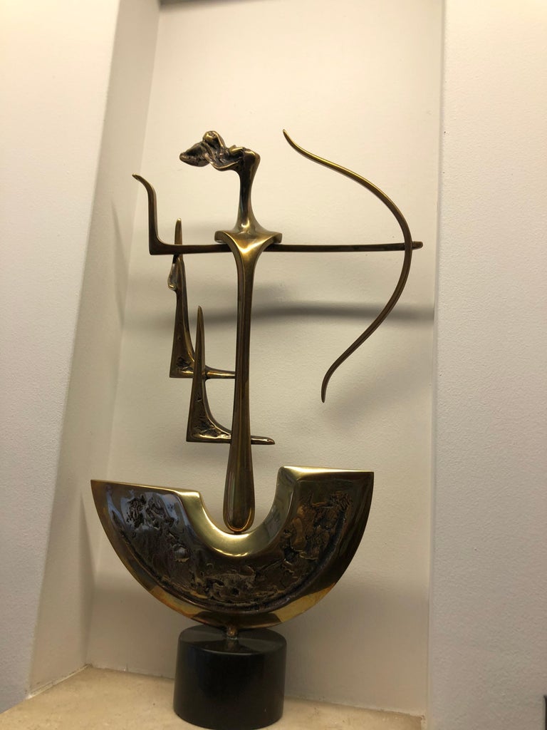 Ivan Kulinski - Sagettarius Original - Bronze Sculpture For Sale at 1stDibs
