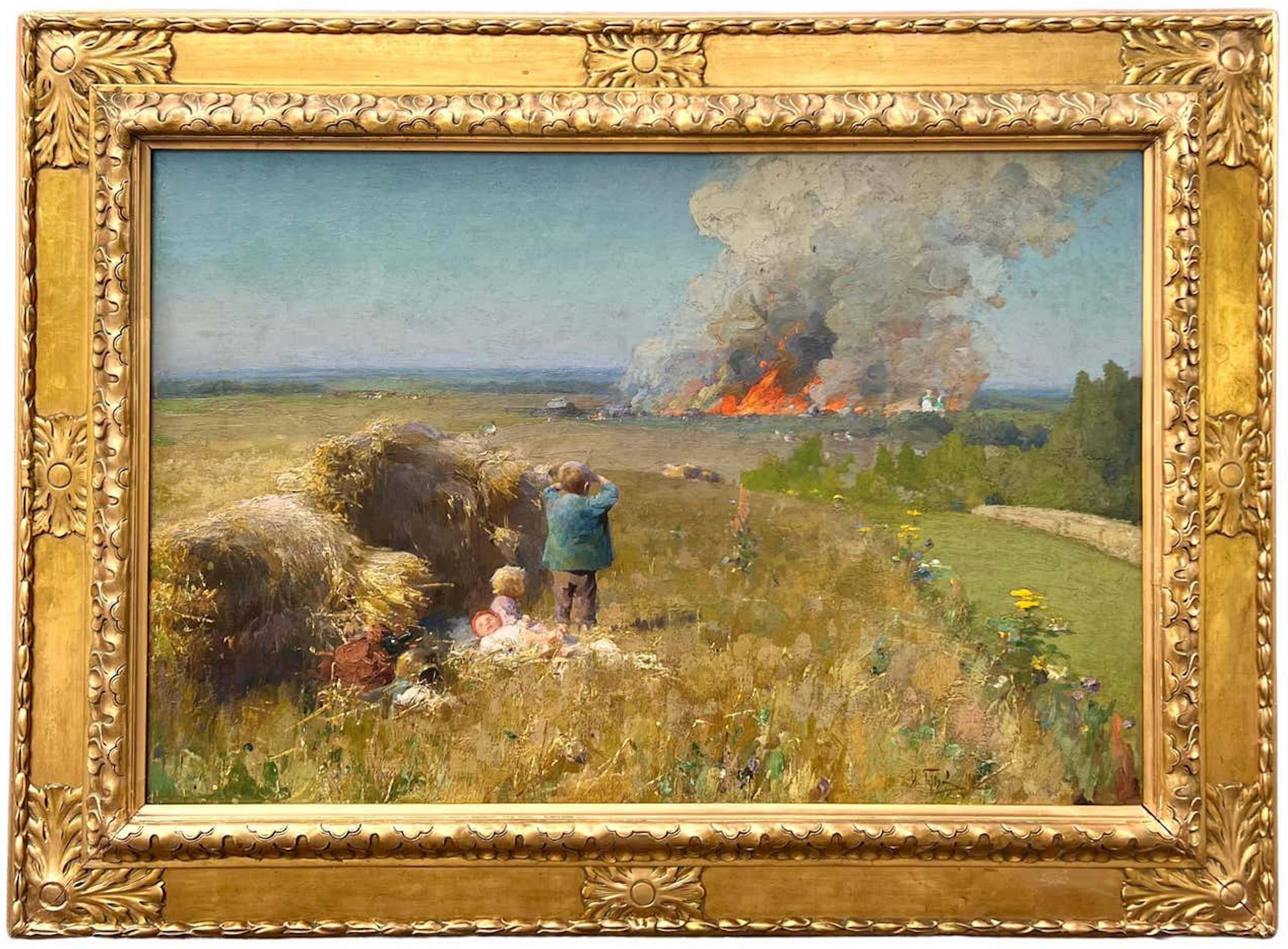 Ivan Lavrentievich Gorokhov - Watching the Fire at 1stDibs