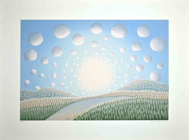 Ivan Rabuzin - Landscape - Original Screen Print by Ivan Rabuzin ...