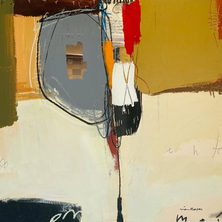 Ivan Reyes - Luz Basica (Framed Abstract Contemporary Mixed Media Art ...