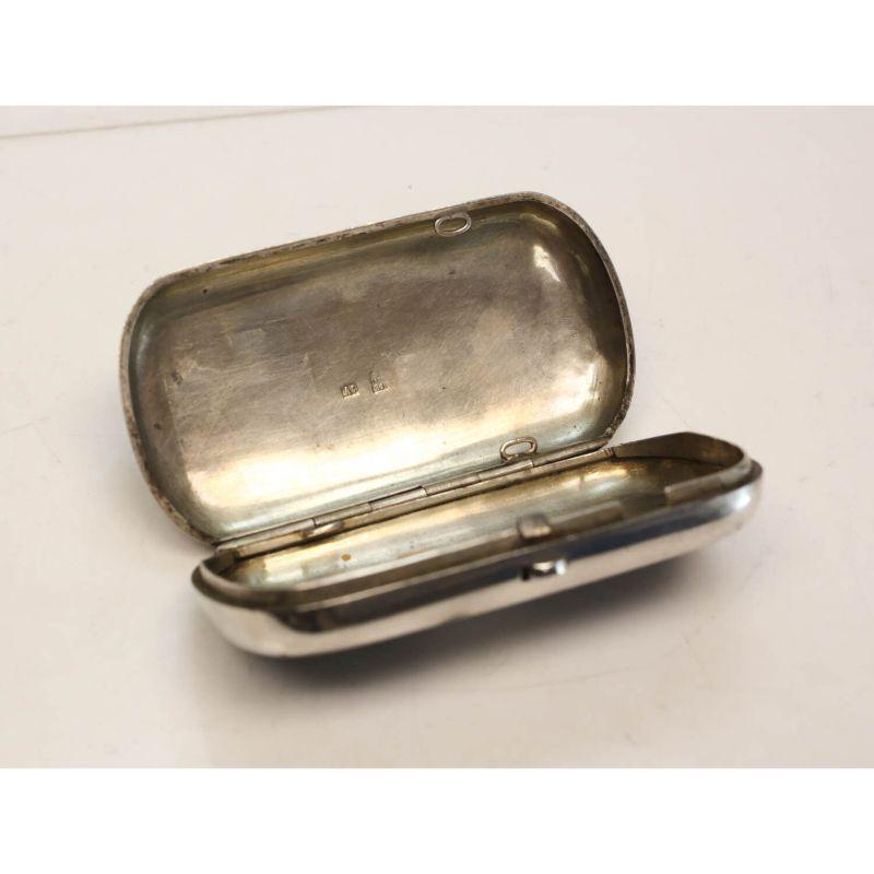 Ivan Yefimovich Konstantinov Russian 84 Silver Niello Cigarette Case For Sale at 1stDibs