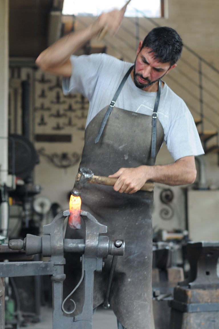 Ivan Zanoni - The march of the crabs, series of wrought-iron sculptures ...
