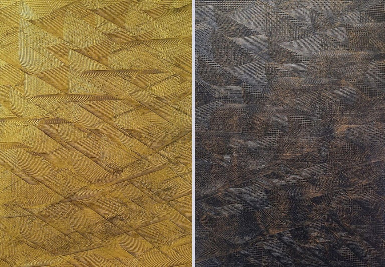 Ivana Olbricht - Loving you is easy - diptych, Painting, Acrylic on ...