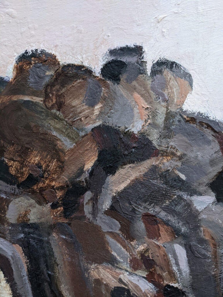 Ivar Morsing - 1967 Vintage Modern Swedish Abstract Framed Oil Painting ...