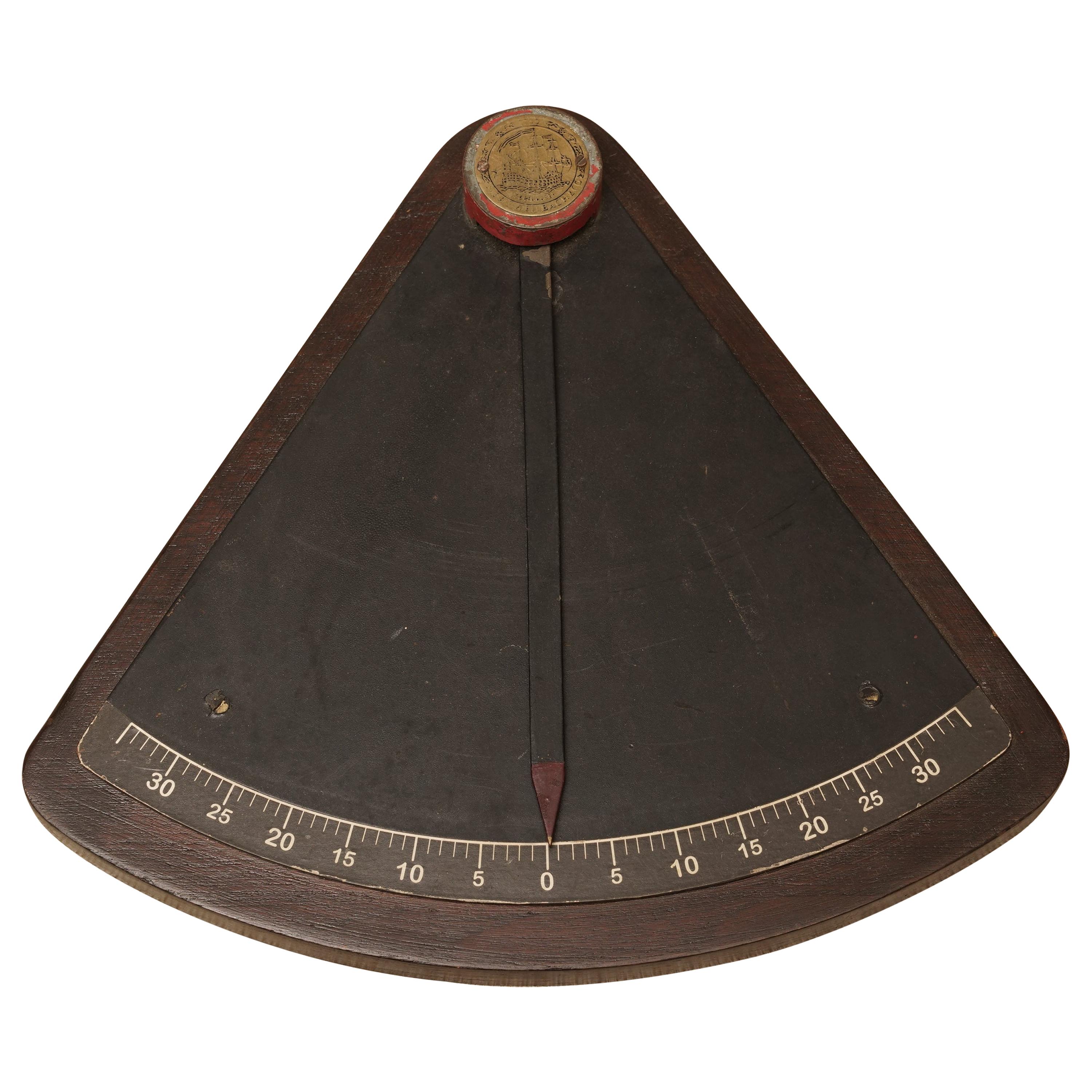 Iver Weilback Co. Ship's Clinometer at 1stDibs