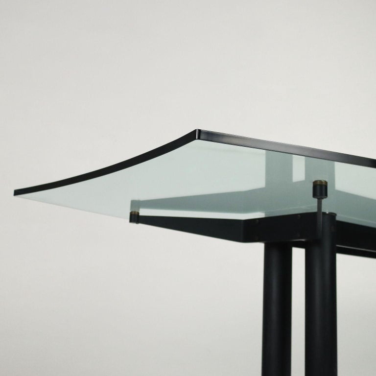 IVM Conference Table Glass Italy, 1960s For Sale at 1stDibs