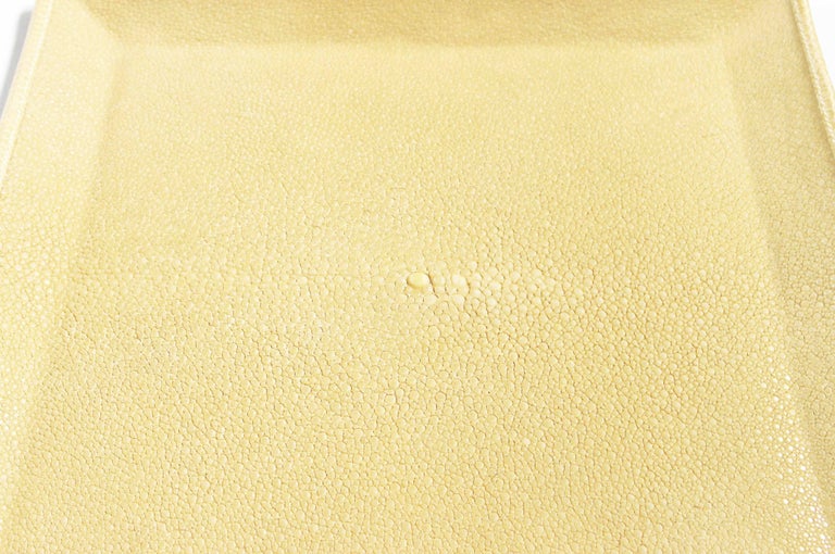 Ivory Shagreen Tray - LAST 1 IN STOCK For Sale at 1stDibs
