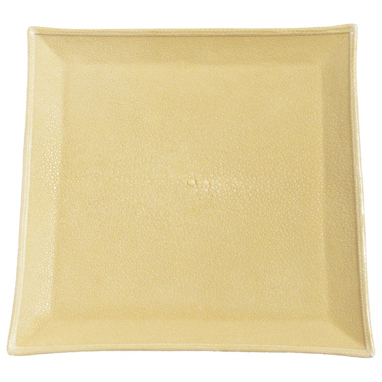 Ivory Shagreen Tray - LAST 1 IN STOCK For Sale at 1stDibs