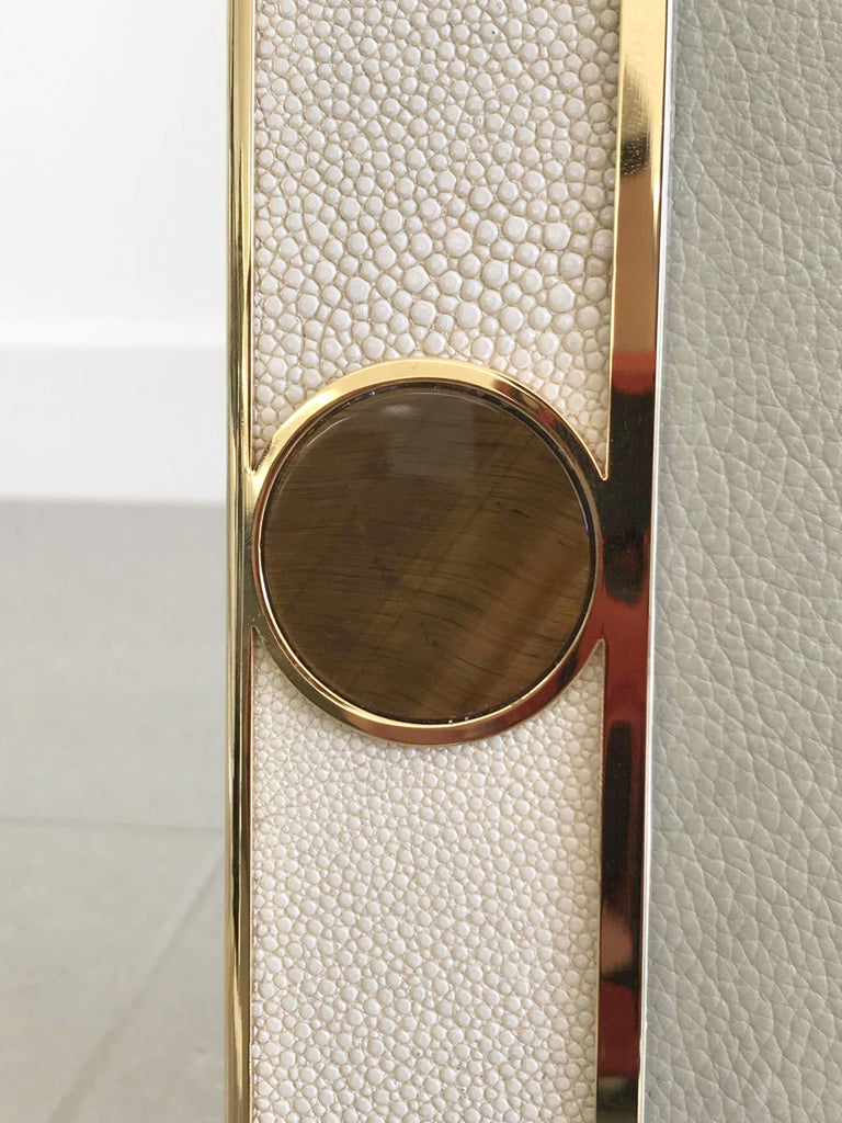 Ivory Shagreen with Tiger Eye Photo Frame by Fabio Ltd at 1stDibs ...