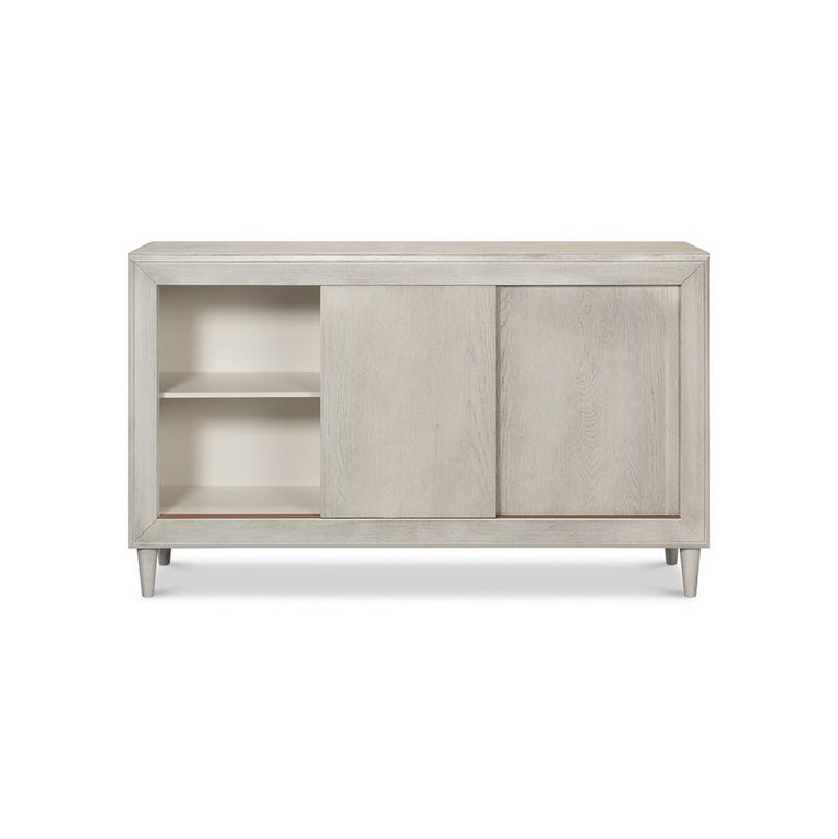 Ivory Sliding Door Buffet For Sale at 1stDibs