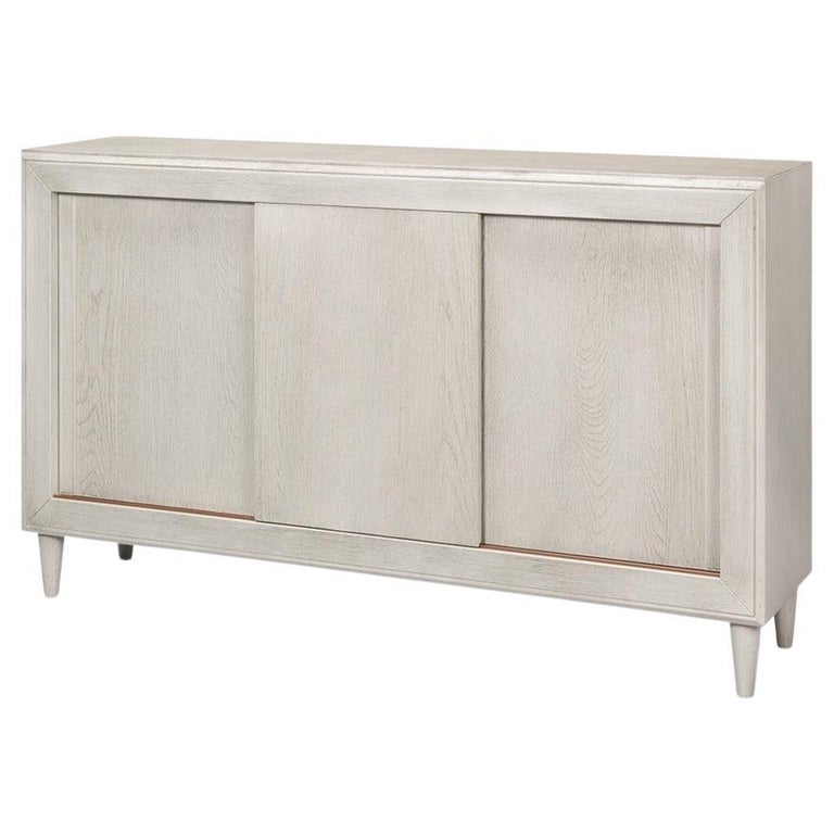 Ivory Sliding Door Buffet For Sale at 1stDibs
