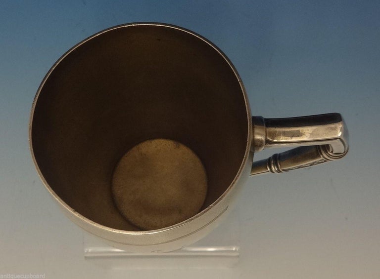 Ivy by Whiting Sterling Silver Cup with Ivy Design Bright-Cut #58T For ...