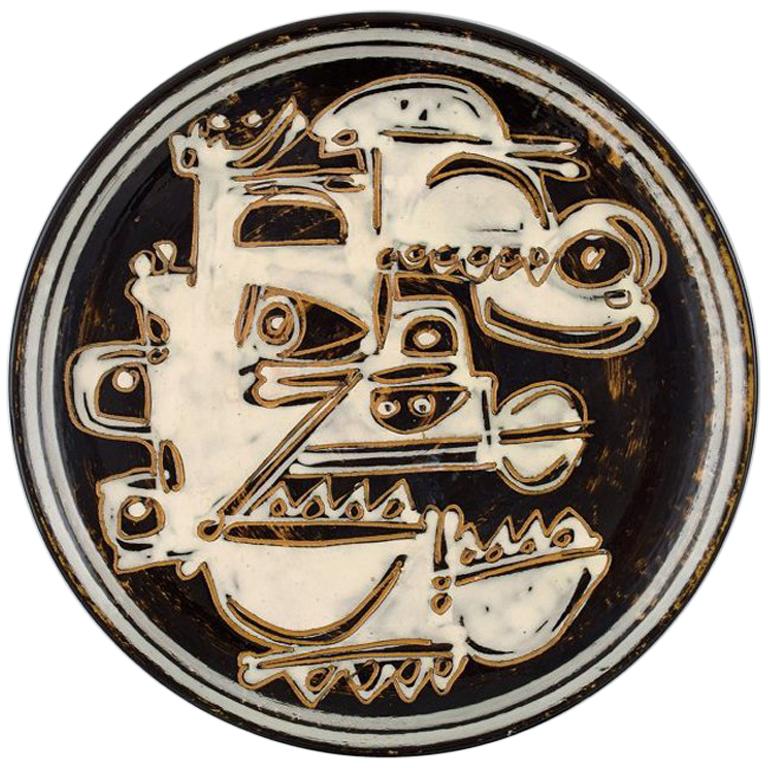 Unique Erik Reiff for Royal Copenhagen, Stoneware Bowl at 1stDibs