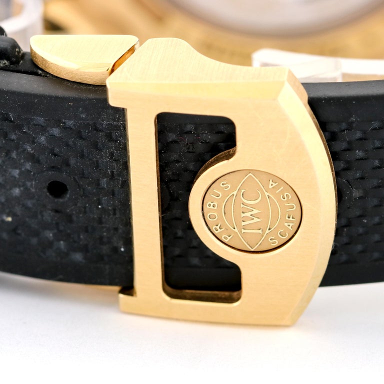 IWC 18 Karat Rose Gold Portuguese Yacht Club Chronograph Watch IW3905 ...