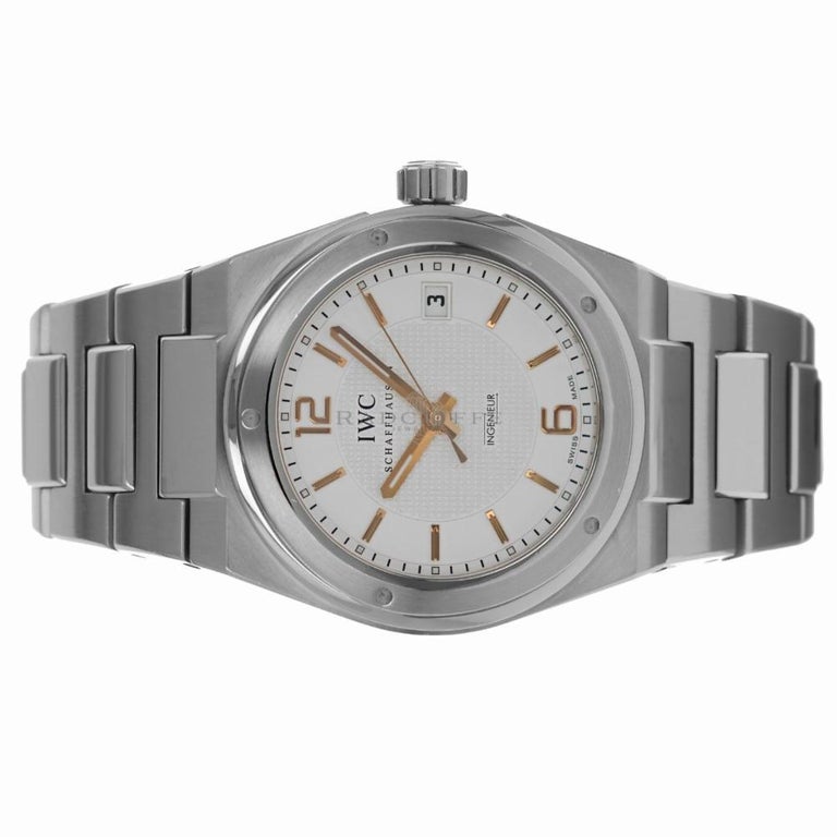 IWC 3228 Ingenieur Automatic IW3228 Stainless Steel Swiss IW322801 Box ...