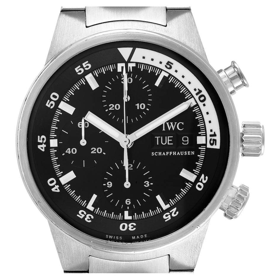 IWC Titanium Aquatimer Split Minute Chronograph Wristwatch at 1stDibs