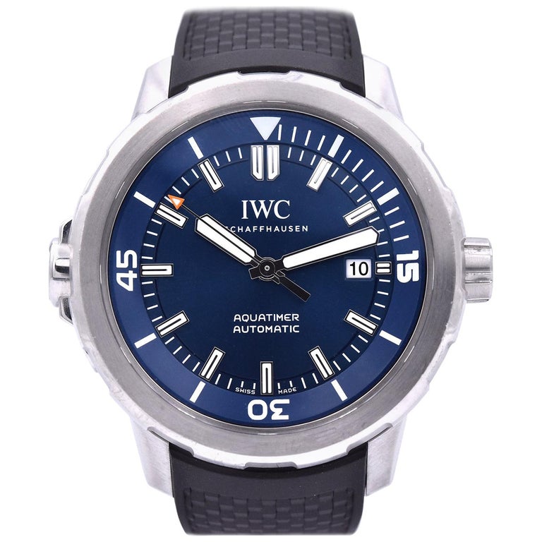 IWC Aquatimer Blue Expedition Jacques-Yves Cousteau Watch Ref. IW329005 ...