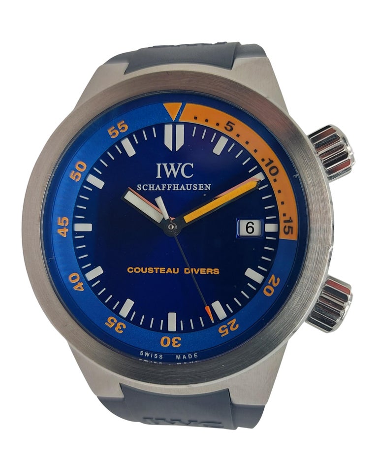 IWC Aquatimer Cousteau Diver, Automatic, Full Set! Top Condition For ...