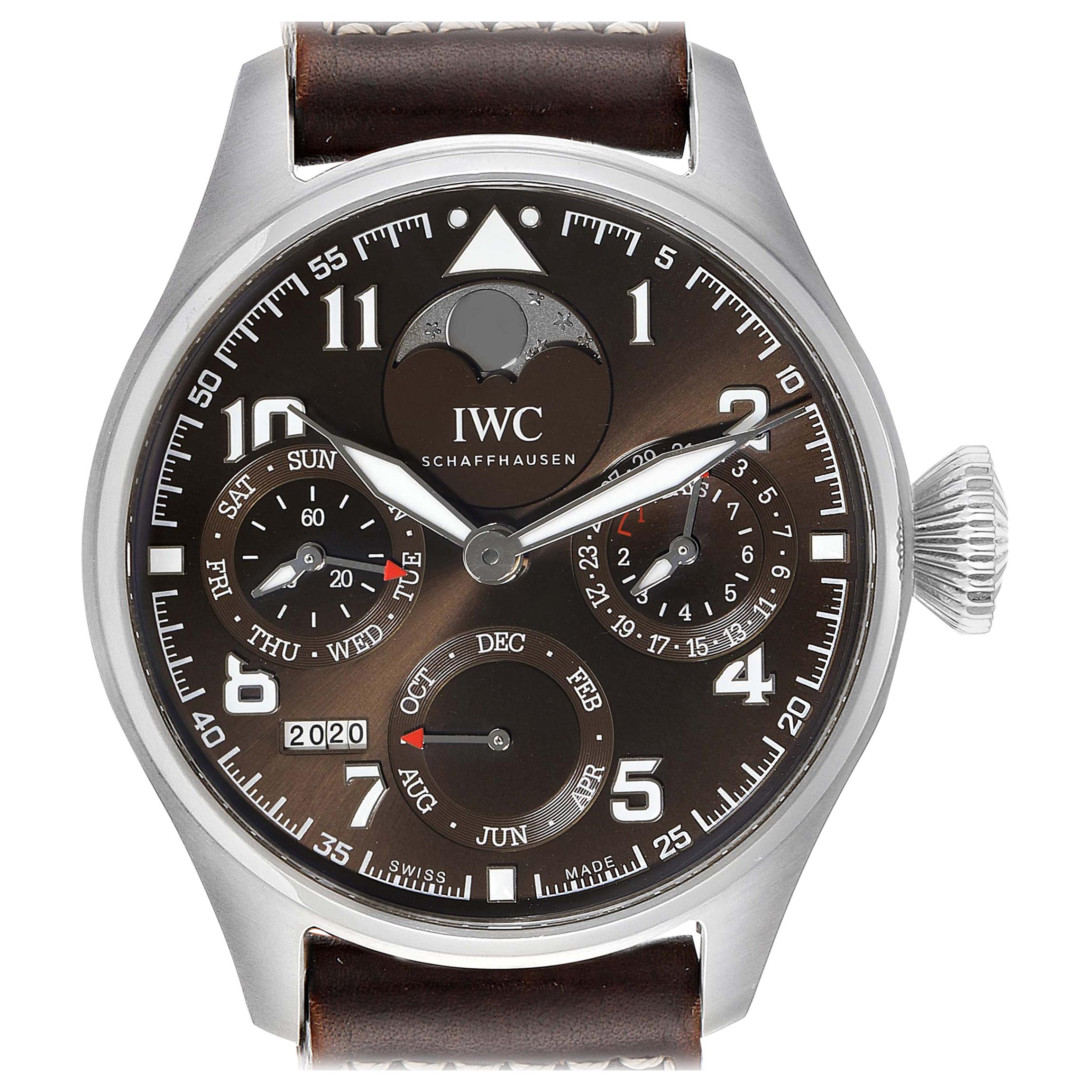 Iwc Moonphase Watch - 2 For Sale on 1stDibs