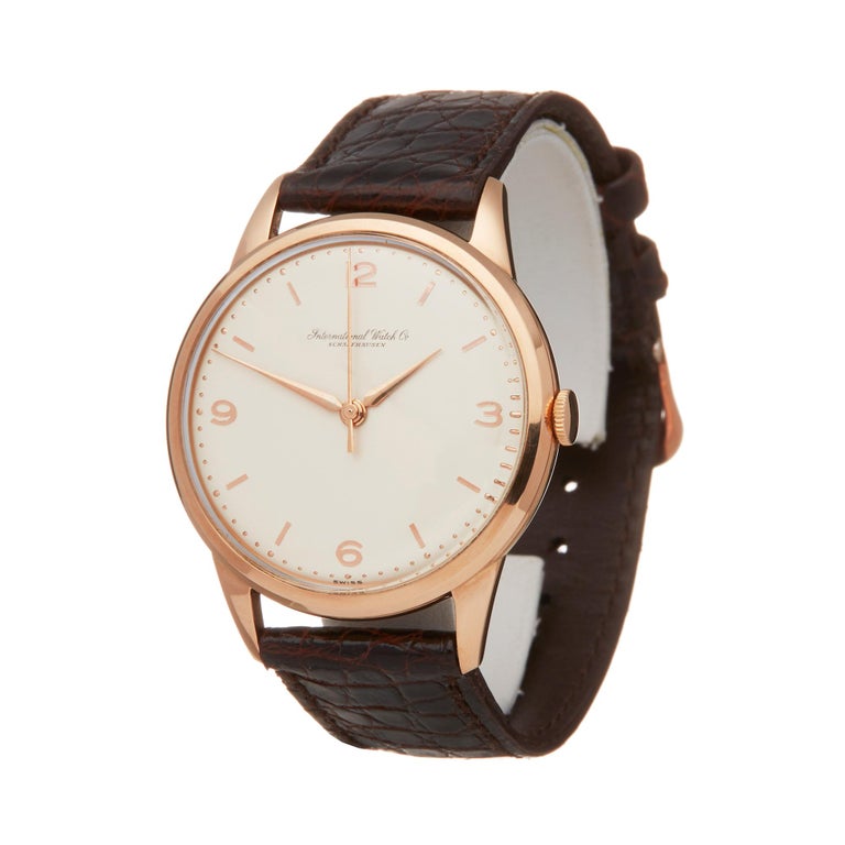 IWC CAL.89 18K Rose Gold Wristwatch at 1stDibs