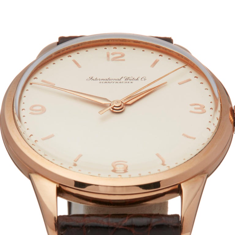 IWC CAL.89 18K Rose Gold Wristwatch at 1stDibs