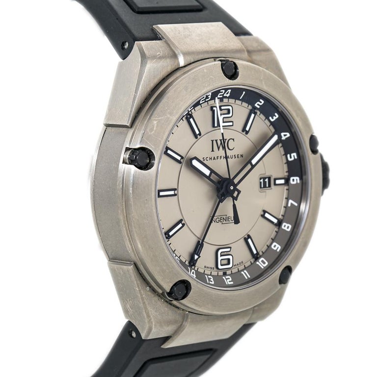 IWC Ingenieur Dual Time Titanium IW326403 Automatic Men's Watch For ...