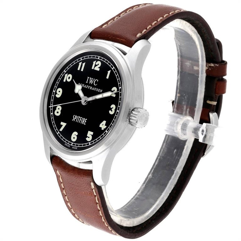 IWC Mark XV Spitfire Black Dial Limited Edition Men’s Watch IW3253005 ...