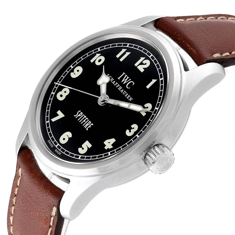 IWC Mark XV Spitfire Black Dial Limited Edition Men’s Watch IW3253005 ...