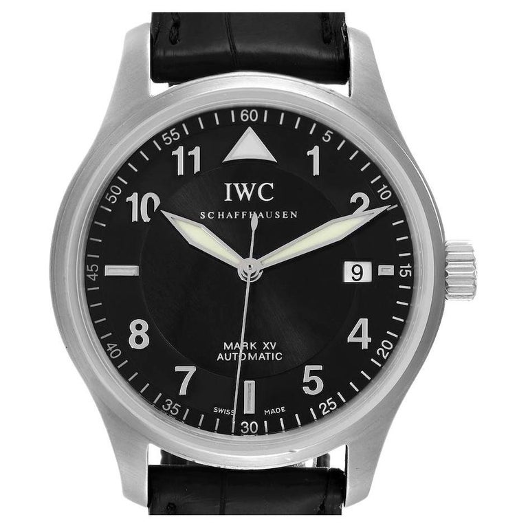 IWC Pilot Classic Mark XV Automatic Steel Mens Watch IW325311 For Sale ...