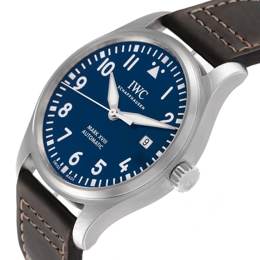 IWC Pilot Mark XVIII Le Petit Prince Blue Dial Mens Watch IW327004 For ...