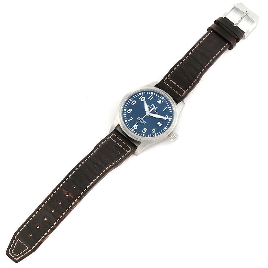 IWC Pilot Mark XVIII Le Petit Prince Blue Dial Mens Watch IW327004 For ...