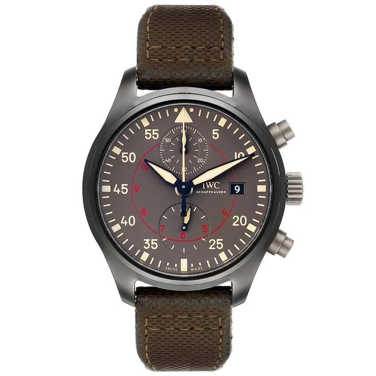IWC Pilot Top Gun Miramar Ceramic Men's Watch IW389002 Box Papers For ...