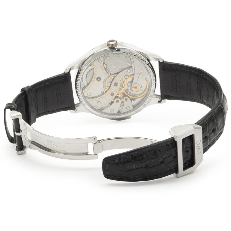 IWC Platinum Portugieser Minute Repetition For Sale at 1stDibs