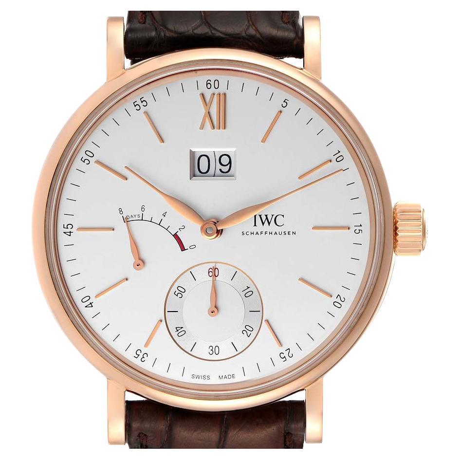 IWC Portofino IW516203 Men's Watch in 18kt Rose Gold For Sale at 1stDibs