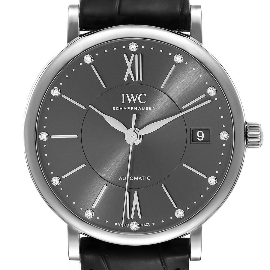 I.W.C. Schaffhausen Stainless Steel Oversized Pocket Watch at 1stDibs