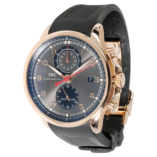 IWC Yellow Gold Automatic De Luxe Wristwatch For Sale at 1stDibs | iwc ...