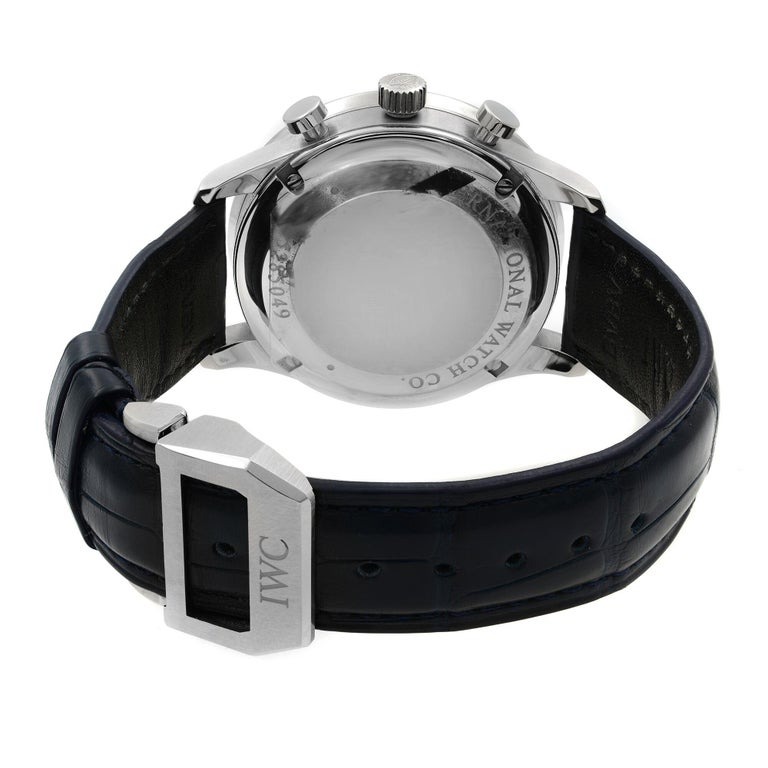 IWC Portuguese Chronograph Stainless Steel Automatic Men's Watch ...