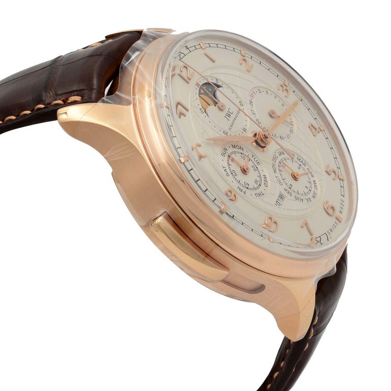IWC Portuguese Grande Complication 18k Gold LTD Edition Silver Dial ...