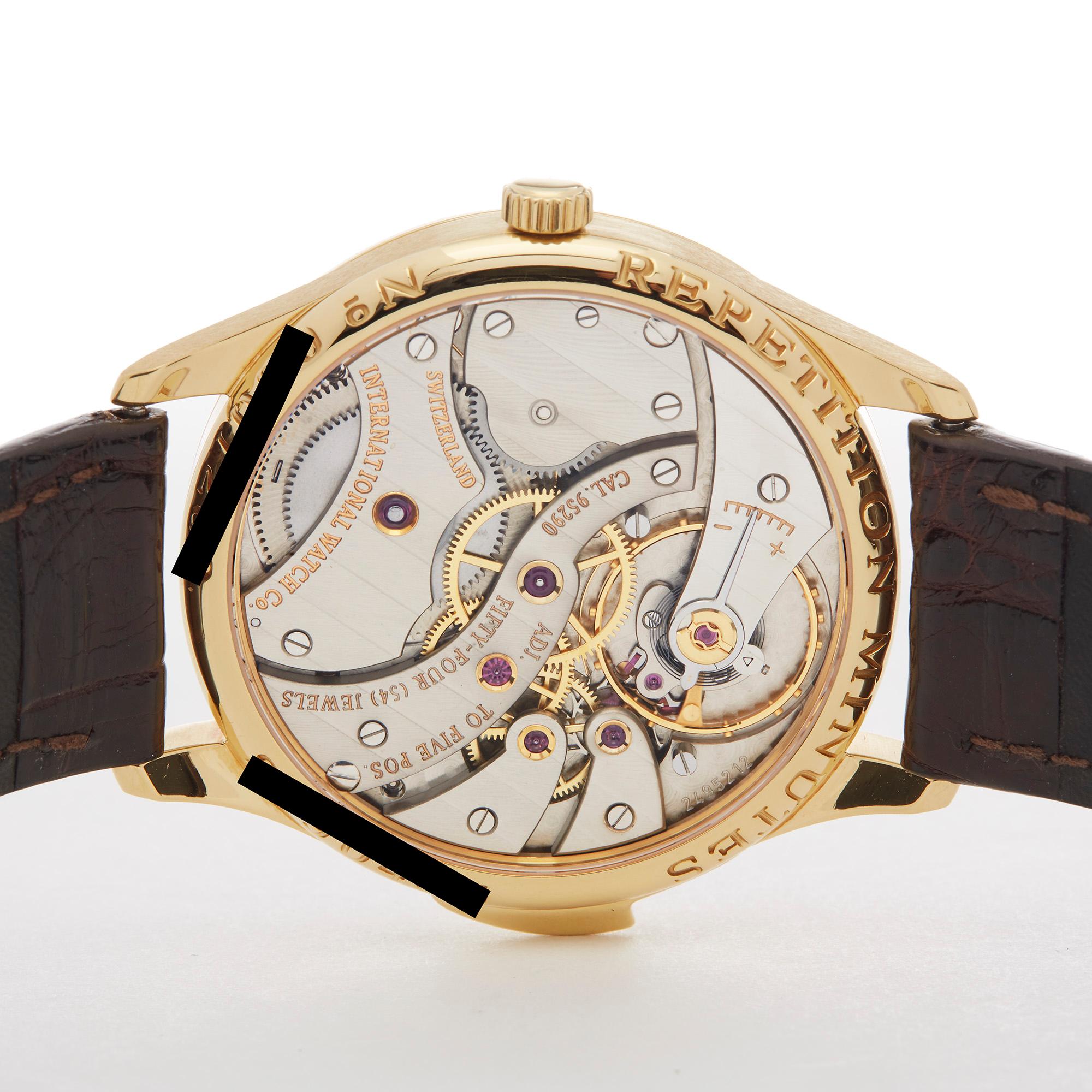 IWC Regulator Minute Repeater Yellow Gold IW524002 at 1stDibs