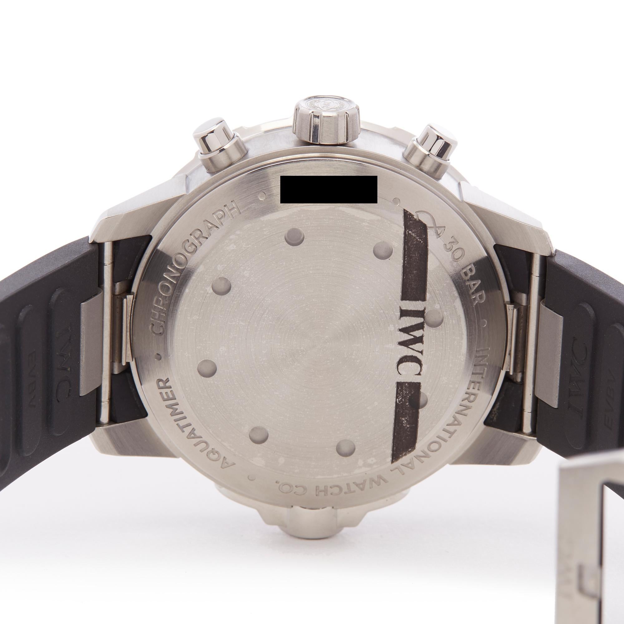 IWC Schaffhausen Aquatimer Chronograph Stainless Steel IW376801 ...